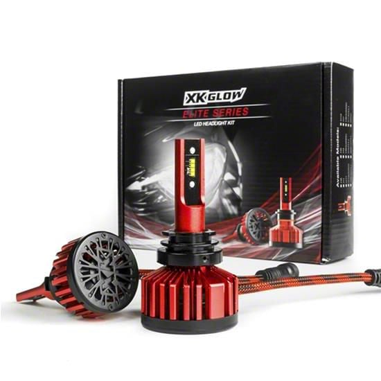 XK Glow Charger ELITE Series LED Headlight Bulbs; High Beam; 9005 ...