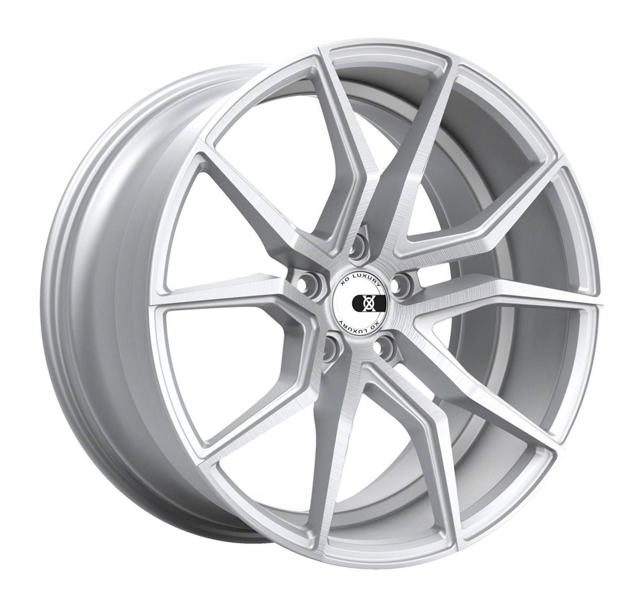 XO Luxury Camaro Verona Matte Silver Wheel; Rear Only; 20x10.5; 25mm ...
