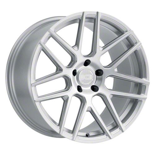 XO Luxury Mach-E Moscow Silver Milled Spoke and Brushed Face Wheel ...