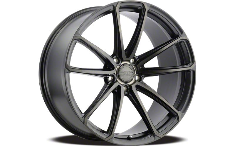 XO Luxury Mustang Madrid Matte Black with Milled Spoke and Brushed ...