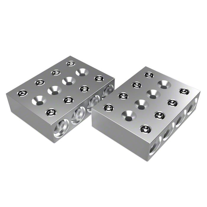 XS Power Challenger 600 Series Aluminum Terminal Blocks; 8 Wire; 1/0 ...