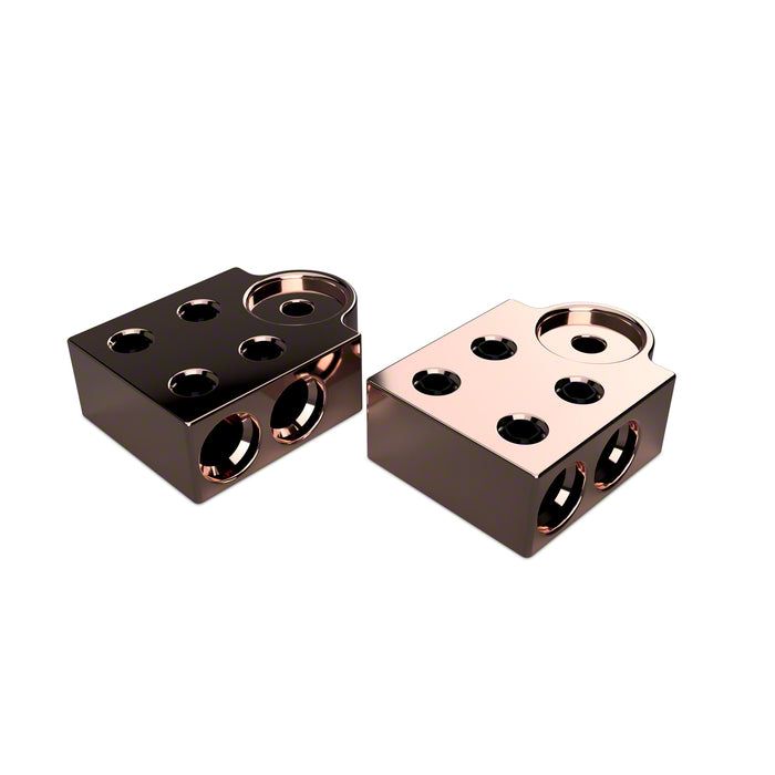 XS Power Challenger 700 Series Copper Terminal Blocks; 4 Wire; 1/0 AWG ...