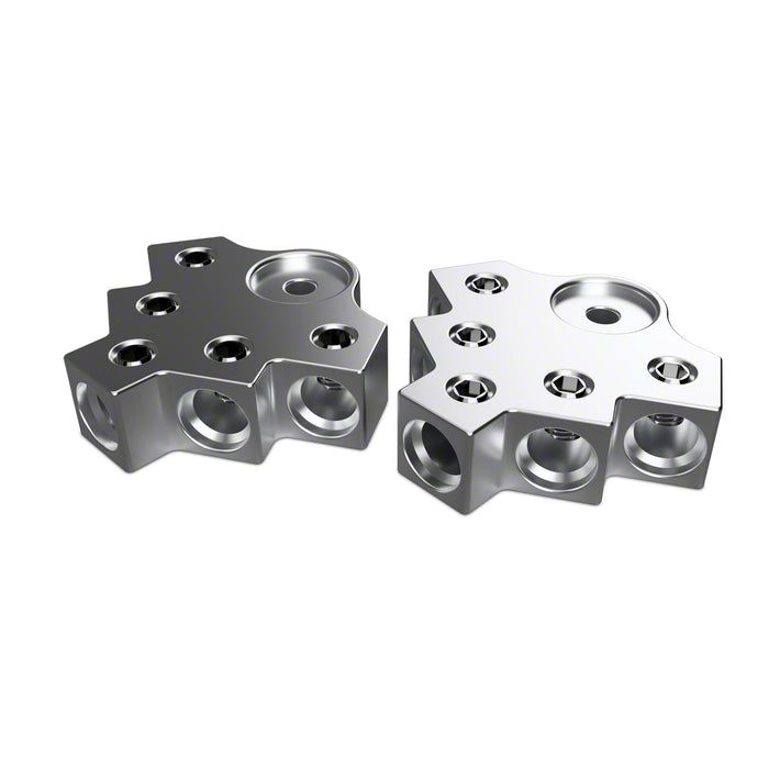 XS Power Charger 600 Series Aluminum Terminal Blocks; 5 Wire; 1/0 AWG ...