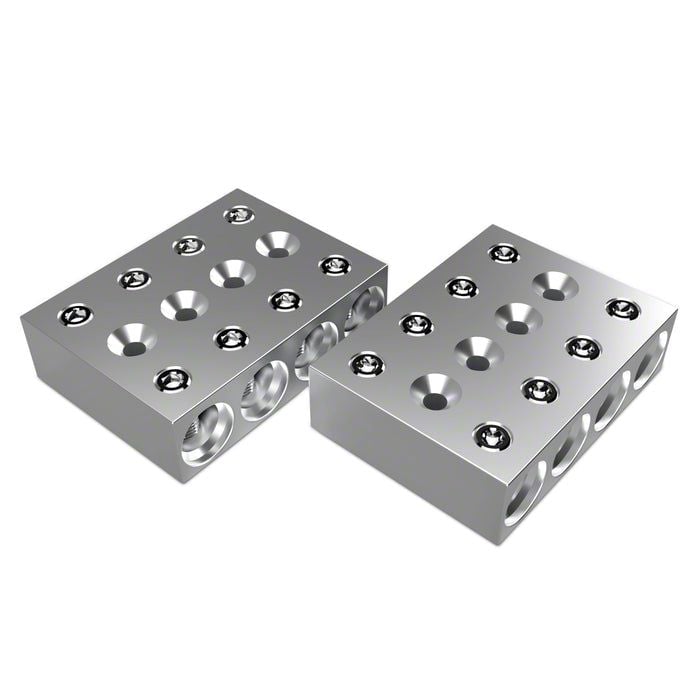 XS Power Charger 600 Series Aluminum Terminal Blocks; 8 Wire; 1/0 AWG ...