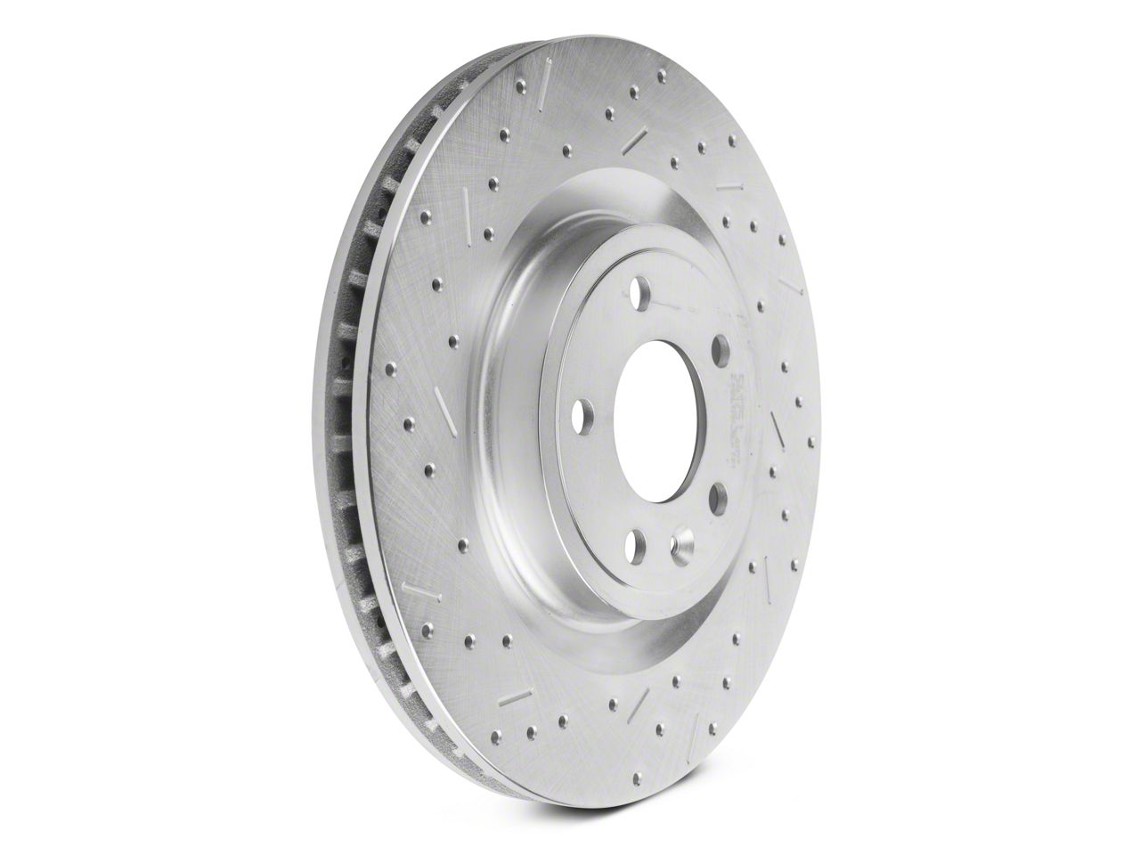 Xtreme Stop Mustang Precision Cross-Drilled and Slotted Brake Rotor and ...