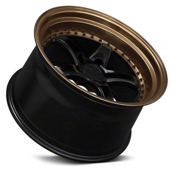 XXR Mustang 565 Black with Bronze Lip Wheel; 18x8.5; 35mm Offset ...