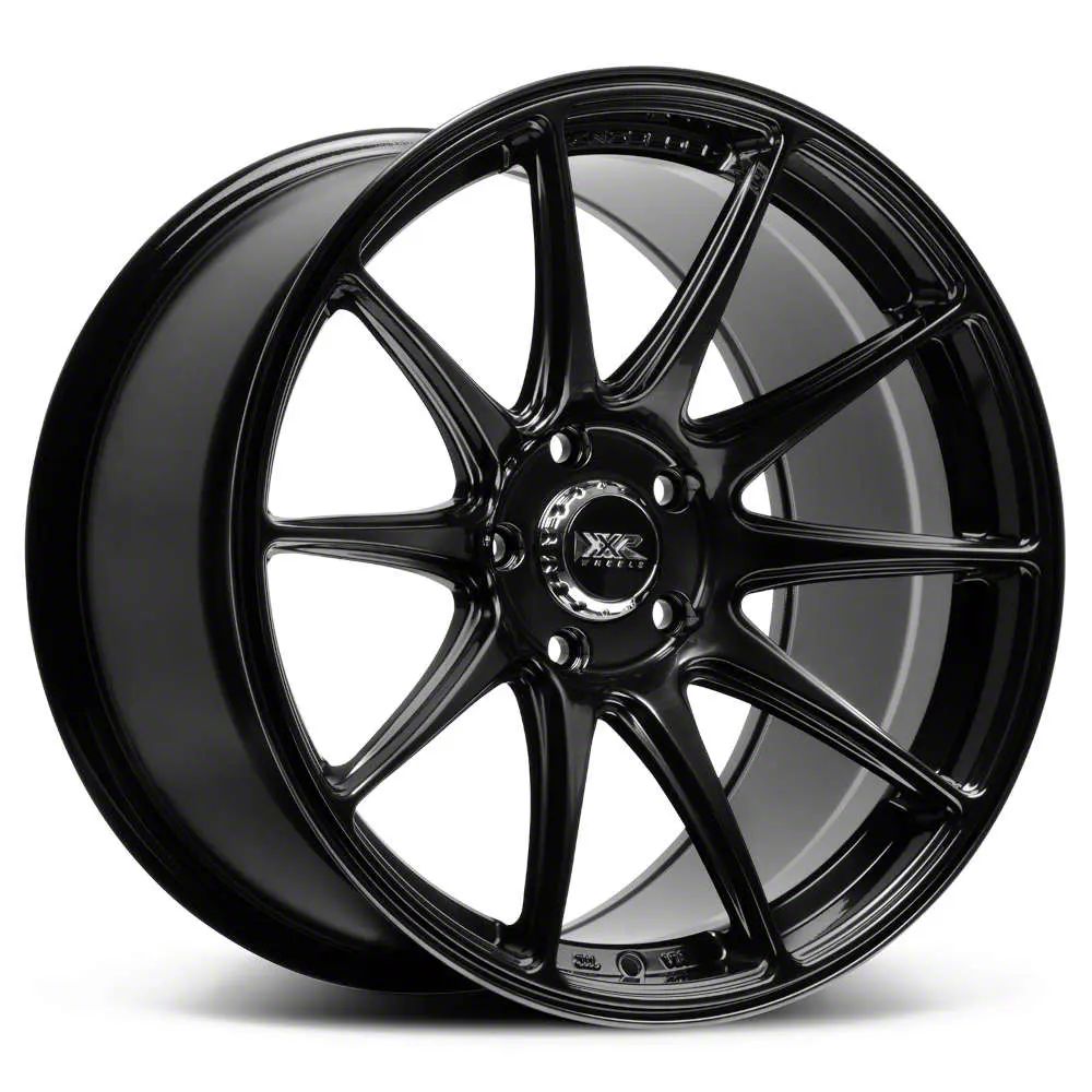 Mustang 527R Black Wheel; Rear Only; 18x10; 35mm Offset (15-23 Mustang ...