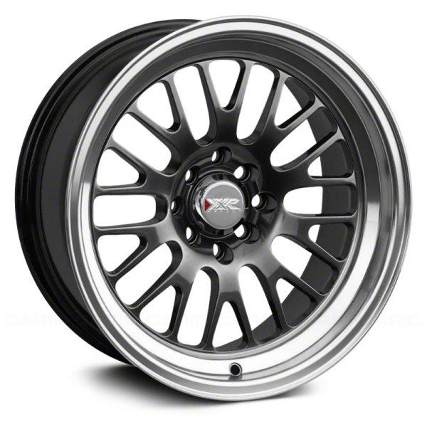 Mustang 531 Chromium Black with Machined Lip Wheel; Rear Only; 18x11 ...