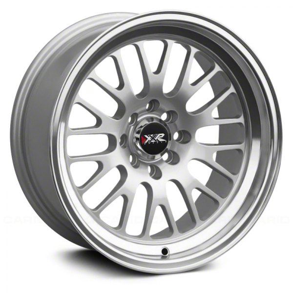 Mustang 531 Hyper Silver with Machined Lip Wheel; Rear Only; 18x11 ...