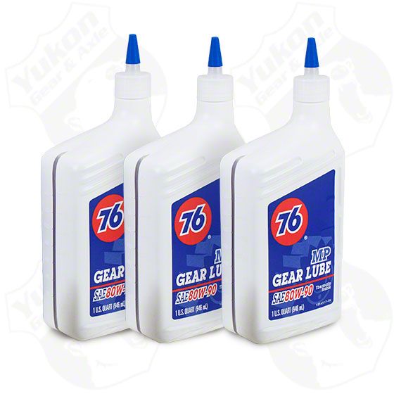 Yukon Gear Mustang Differential Oil; 3-Quart Conventional 80W90 OK 3 ...