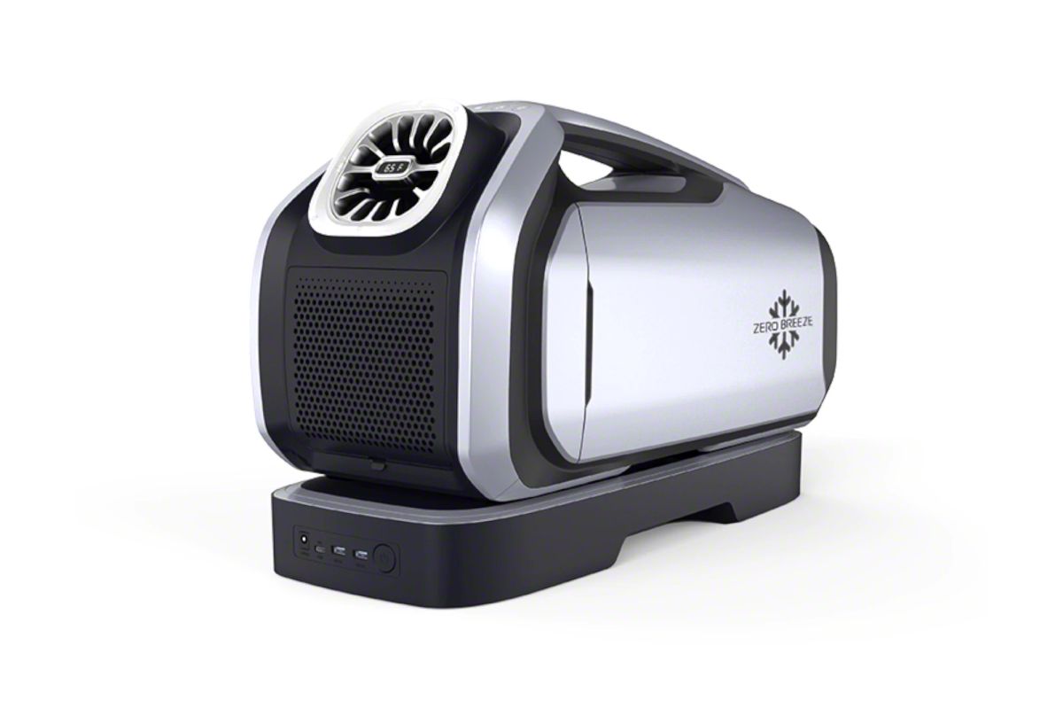 Zero Breeze Universal AM Mark 2 Portable Air Conditioner with Battery ...
