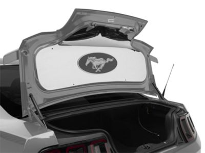 Mustang Trunk Panel Pony Emblem; Polished (05-14 Mustang) - Free Shipping
