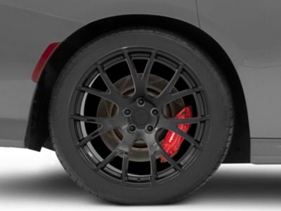 Charger Hellcat Style Gloss Black Wheel; Rear Only; 20x10.5; 25mm ...