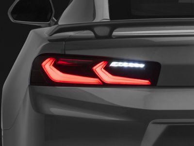 Auto Addict USA Camaro Velox LED Tail Lights; Gloss Black Housing; Red ...