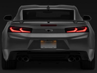 Auto Addict USA Camaro Velox LED Tail Lights; Gloss Black Housing; Red ...