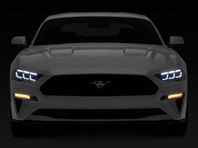 Auto Addict USA Mustang S650 Style Projector Headlights with Amber ...