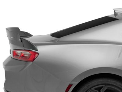 Camaro 1LE Extended Style Rear Spoiler with Wickerbill Insert; Primer ...