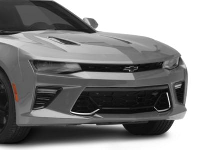 Camaro 50th Anniversary Mesh Lower Grille; Black (16-18 Camaro SS ...