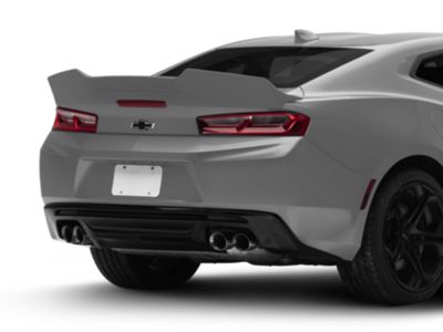 Camaro High Wing Blade Rear Spoiler; Unpainted (16-24 Camaro) - Free ...