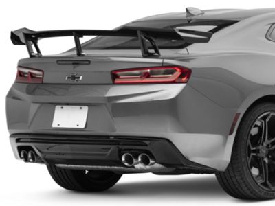 Camaro ZL1 1LE Style Rear Wing Spoiler; Glossy Black (16-24 Camaro w/o ...