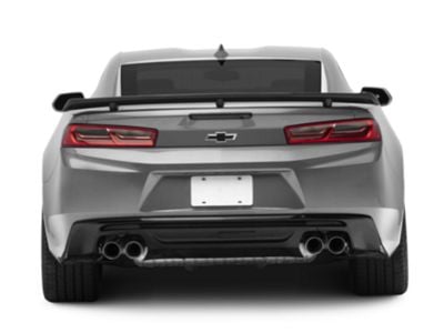 Camaro ZL1 Style Rear Spoiler; Primer Black (16-24 Camaro w/o Rear ...