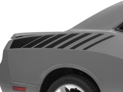 SEC10 Challenger Hash Marks; Matte Black CH3144 (08-23 Challenger ...
