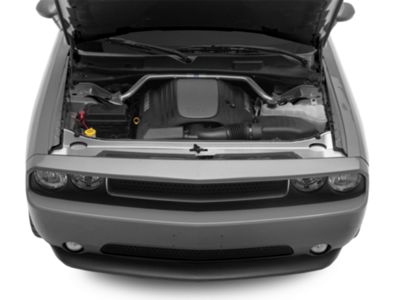 Challenger Engine Header Plate; Brushed (08-23 Challenger) - Free Shipping