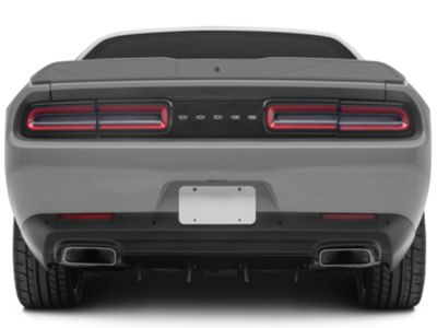 Challenger HDPE Rear Diffuser V2; Matte Black (15-23 Challenger) - Free ...