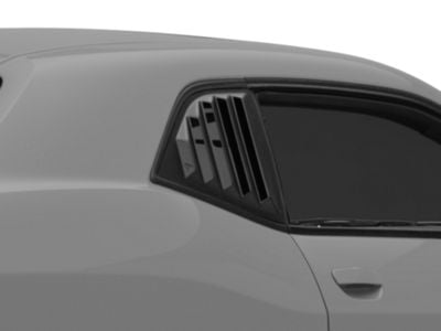 Challenger Rear Window Louvers; Unpainted (08-23 Challenger) - Free ...