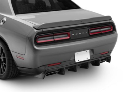 Challenger RC Rear Diffuser; Gloss Carbon Fiber (15-23 Challenger ...