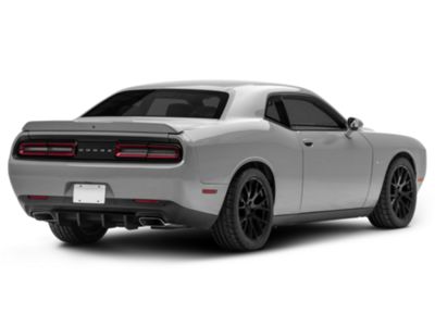 Challenger SRT Style Add-On Rear Diffuser; Matte Black (15-23 ...