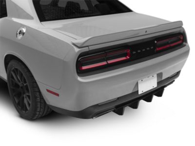 Challenger SRT Style Add-On Rear Diffuser; Matte Black (15-23 ...