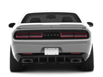 Challenger SRT Track Package Rear Diffuser; Gloss Black (15-23 ...