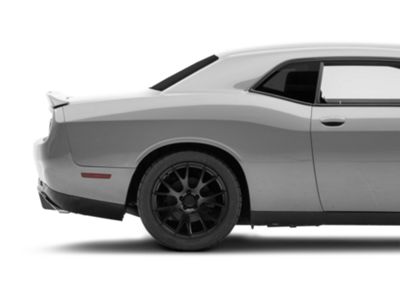 Challenger SRT Track Package Rear Diffuser; Gloss Black (15-23 ...