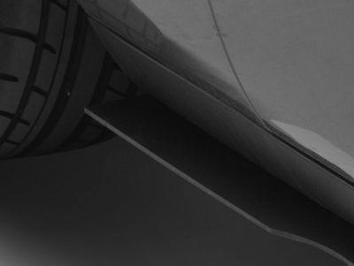 Challenger V7R Side Skirt Splitters; Textured Black Vinyl (08-23 ...