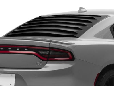 Charger Aluminum Rear Window Louvers (11-23 Charger) - Free Shipping