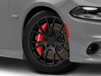 Charger Hellcat Style Satin Black Wheel; 20x9; 20mm Offset (11-23 RWD ...