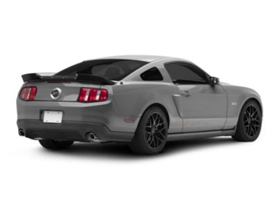 Drake Muscle Cars Mustang Wicker Bill Style Rear Spoiler; Satin Black ...