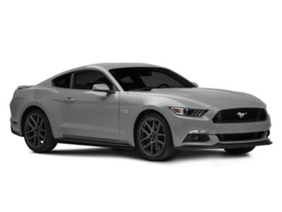 Drake Muscle Cars Mustang Side Rocker Splitters; Satin Black JR3B ...