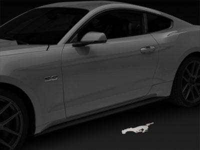 Ford Mustang Pony Puddle Light; Driver Side FR3Z-13B375-D (15-23 ...