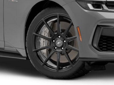 Forgestar Mustang CF10 Monoblock Piano Black Wheel; 19x9; 35mm Offset ...