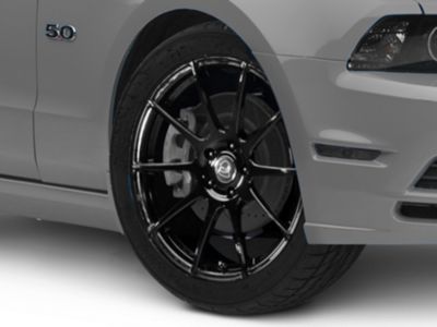 Forgestar Mustang CF10 Monoblock Piano Black Wheel; 19x9; 35mm Offset ...