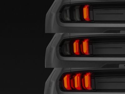 MMD Mustang ABS Rear Window Louvers 389636 (15-25 Mustang Fastback ...