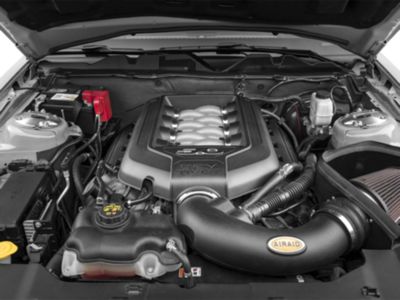 Ford Performance Mustang Coil Covers with Powered By Ford Logo; Black M ...