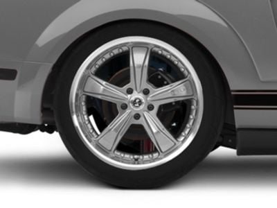 Shelby Mustang Razor Gunmetal Wheel; Rear Only; 20x10 SB198S2167 (05-09 ...