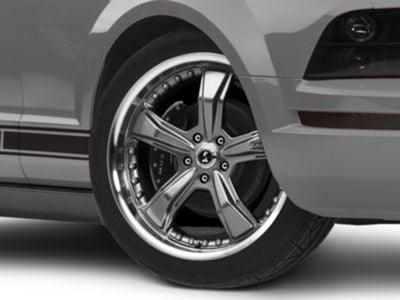 Shelby Mustang Razor Gunmetal Wheel; 20x9; 24mm Offset SB198S2966 (05 ...