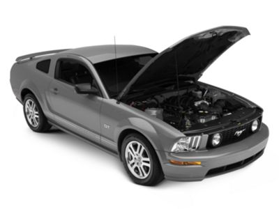 JLT Mustang Full Length Radiator Cover; Textured Black JLTRSC-FM0509-2 ...