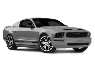 Shelby Mustang CS1 Gloss Black Machined Wheel; Rear Only; 20x11; 55mm ...