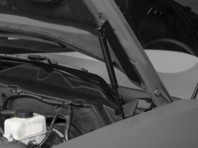 MMD Mustang Bolt On Hood Strut Kit; Black 41282 (10-14 Mustang) - Free ...