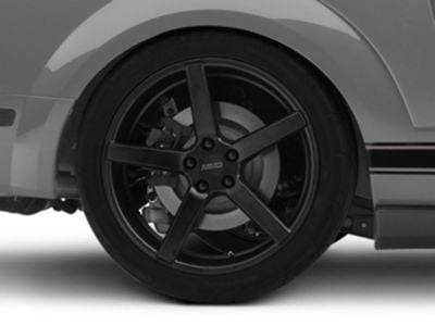 MMD Mustang 551C Matte Black Wheel; Rear Only; 20x10; 45mm Offset ...